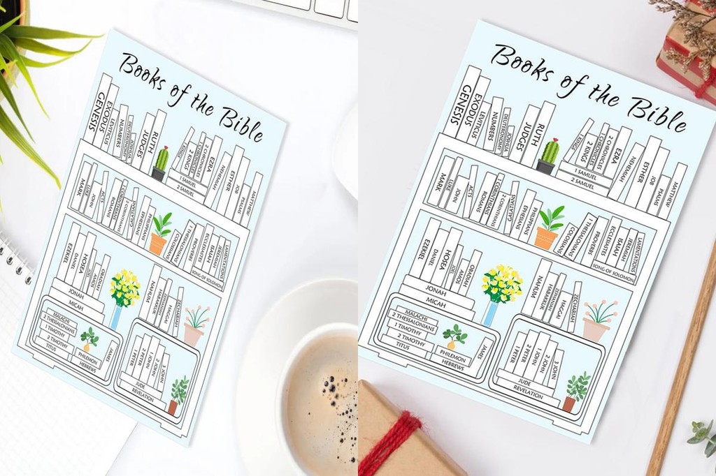 RAN Cardboard Bible Stickers Semi-smooth Surface Stickers Christian ...