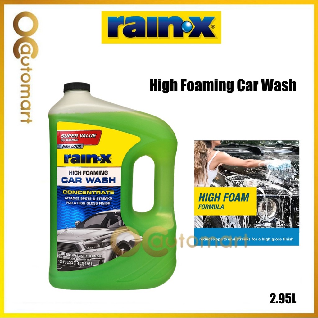 Rain-X High Foaming Car Wash Shampoo Concentrate 2.95L Rain X | Shopee ...
