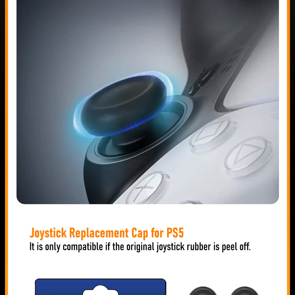 IINE 良值 PS5 Joystick Replacement caps Analog Thumb Grip Replace Cover ...
