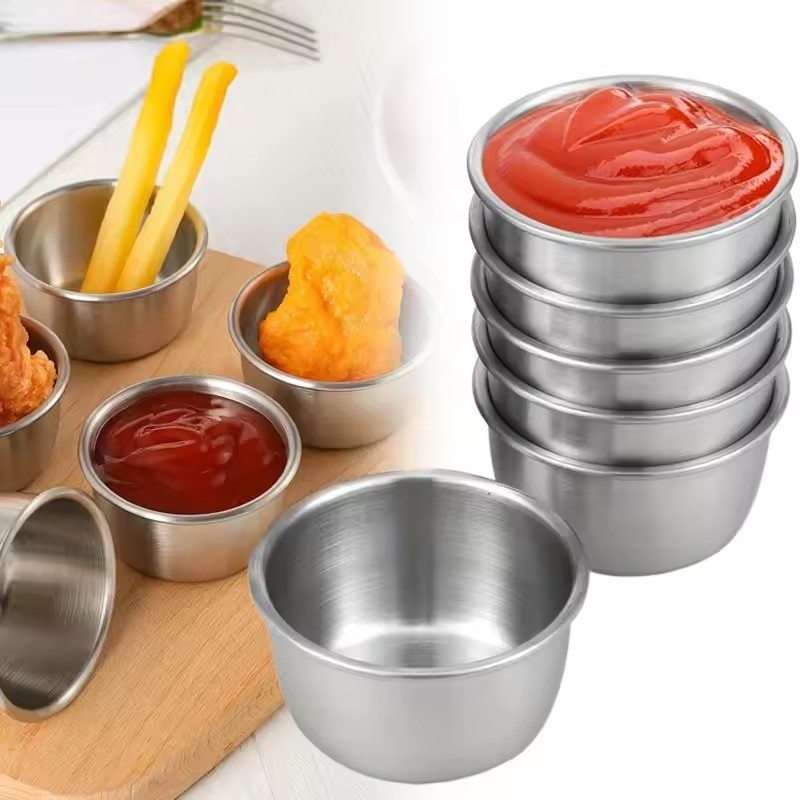Sauce Dipping Bowl - 304 Stainless Steel Dipping Cups - Dipping Cups ...