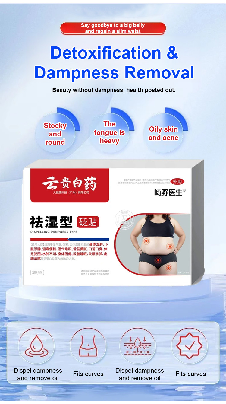 Remove Dampness Patch One Patch White Medicine Remove Dampness Big ...