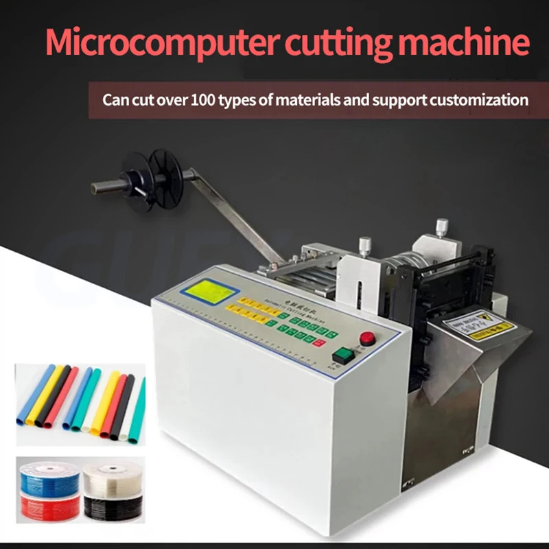 220V Heat Shrink Tubing Cutting Machine Fully Automatic Computer PU ...