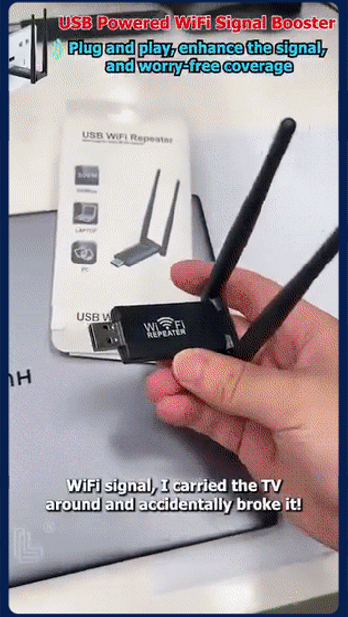 【Seamless Connectivity】 WiFi Signal Booster Enhance Coverage Powerful ...