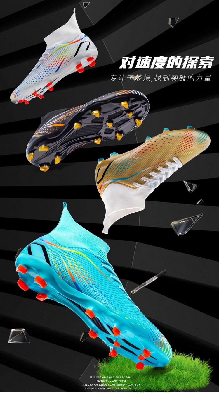 Ready Stock Professional Football Boots Long Spike Football Boots ...