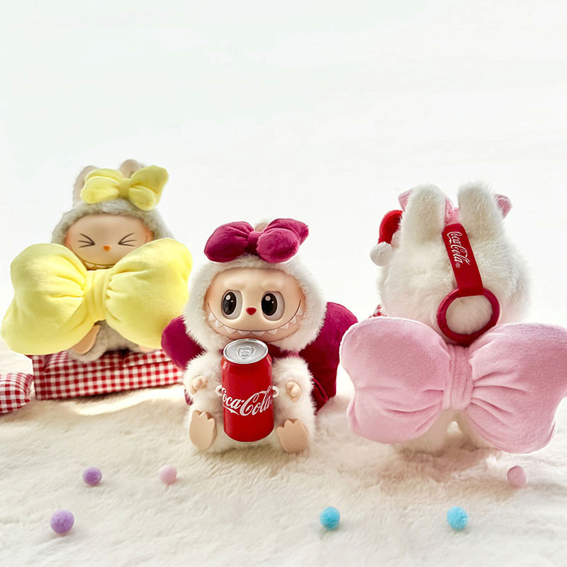V1/V2/V3 Labubu Doll Clothes - Angel Bow【Only clothes are sold, no coke ...