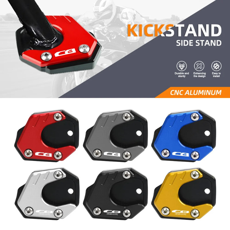 Motorcycle Side Stand Enlarge FOR HONDA CB125R CB300R CB400X CBR650R ...