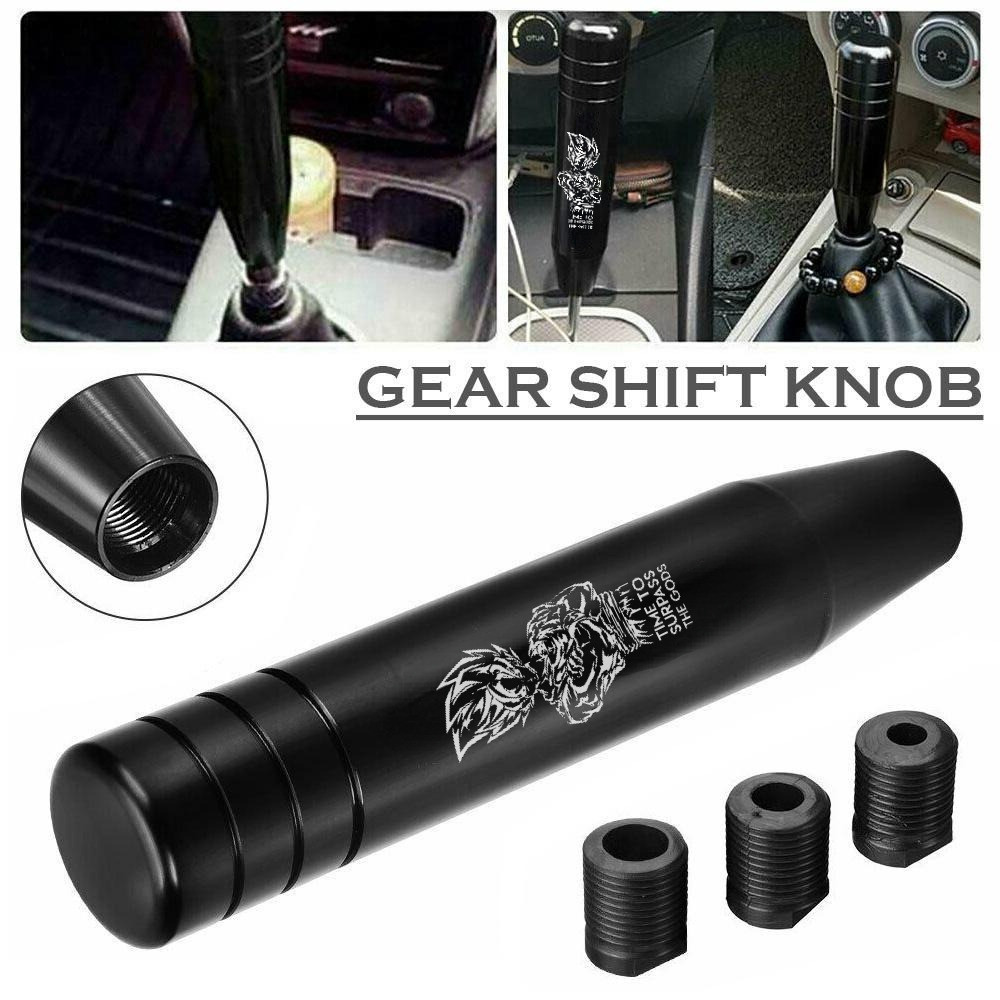 Manual Aluminum Car Gear Knob Long Stick Shifter Shift Lever For ...