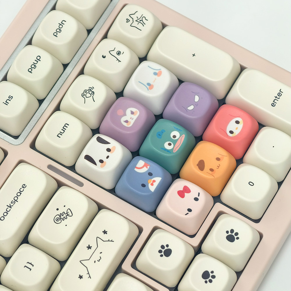Sanrio Keycaps MOA Profile PBT Five-sided Dye Sublimation 9pcs Cartoon ...