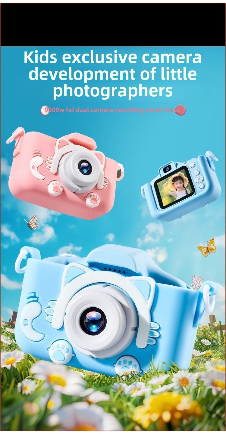 Children's Gift 9600W HD Dual Camera Kids Camera With Sd Card Can Photo ...