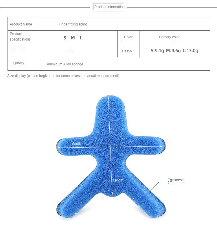 1pcs Medical Finger Splint Brace Frog Phalanx Posture Corrector ...
