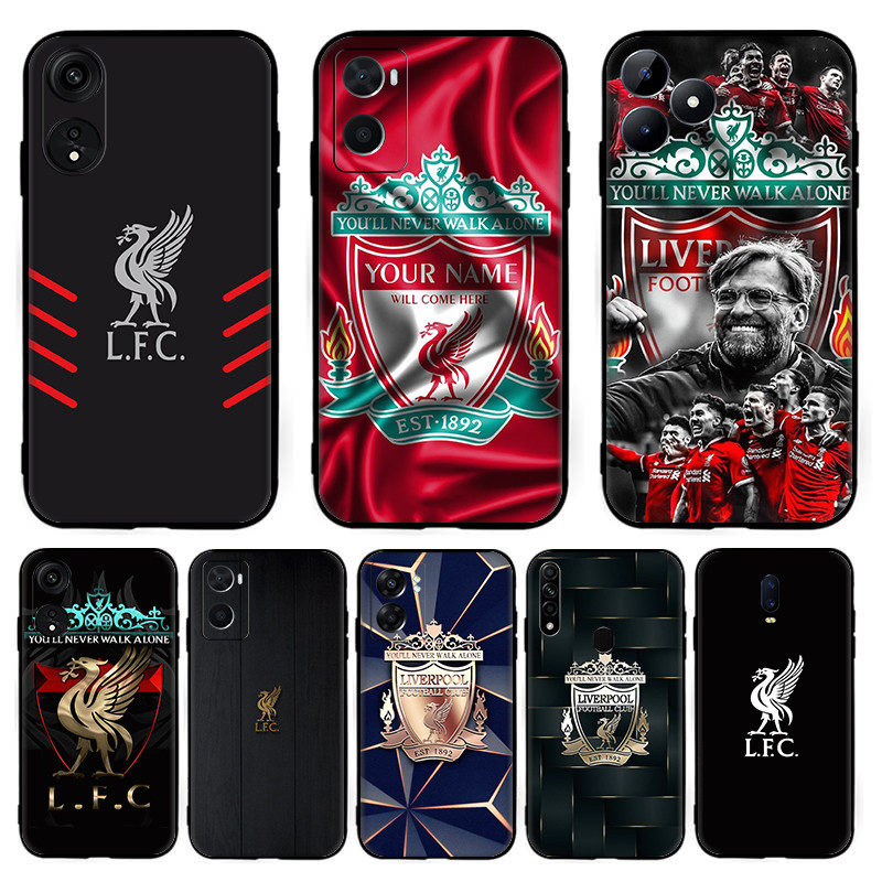 For Oppo A3 F25 Pro A80 K12x Reno 11f Fll54 Liverpool Fc Tpu Soft Black