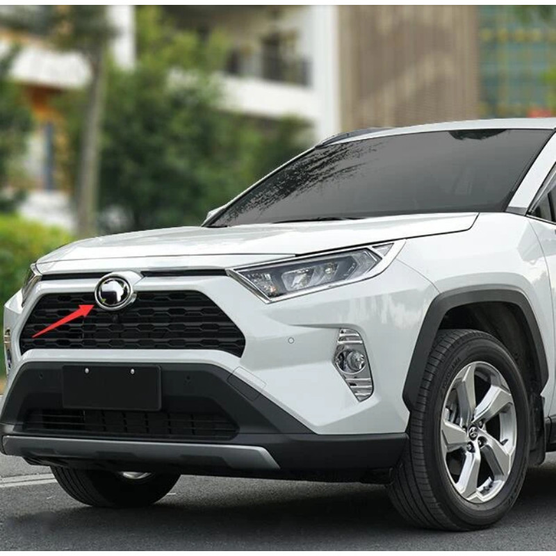 For Toyota RAV4 RAV 4 2019 2020 2021 Chrome Car Front Frame Mark Grille ...