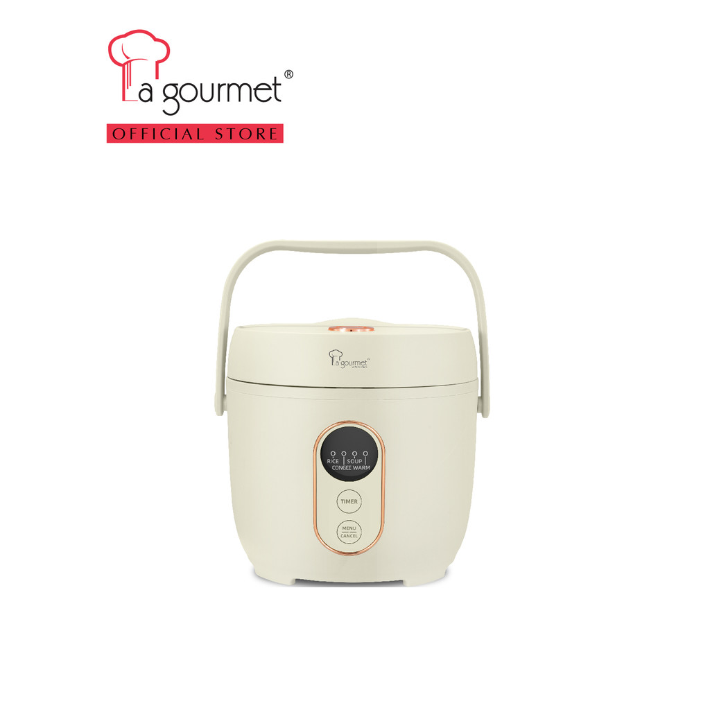 La gourmet 0.8L Digital Rice Cooker, Vanilla Cream | Shopee Malaysia