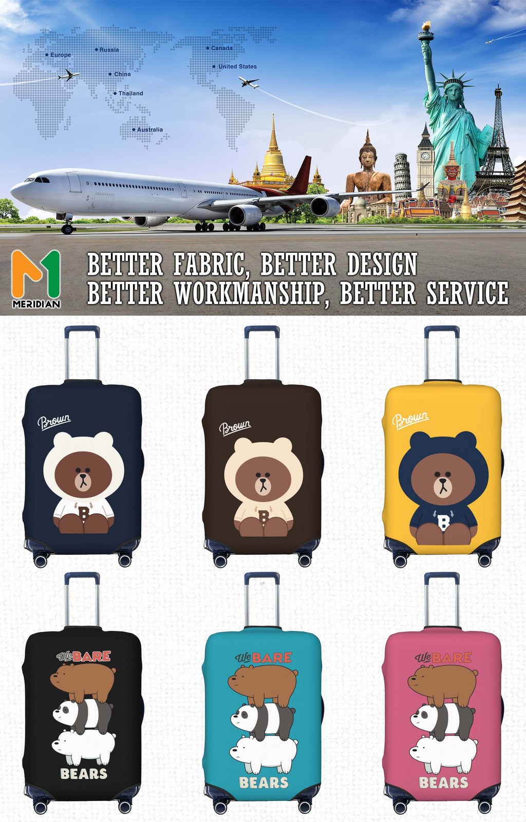 Luggage protector cover Personalized Suitcase cover Stretchable 18-32in ...