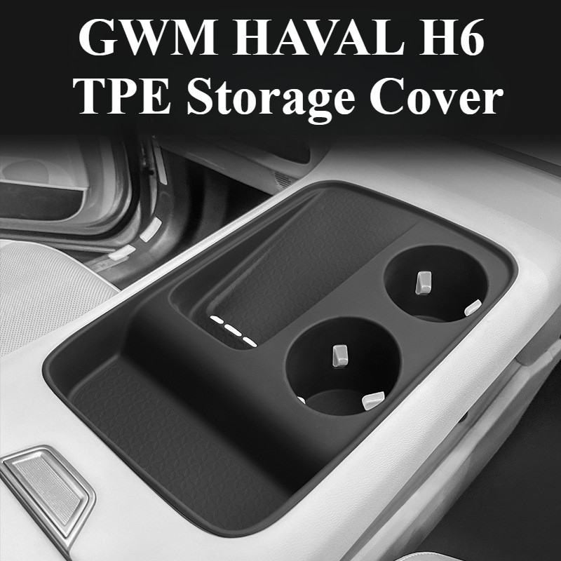haval h6 hev/phev 2025 center console armrest storage box tray cup ...