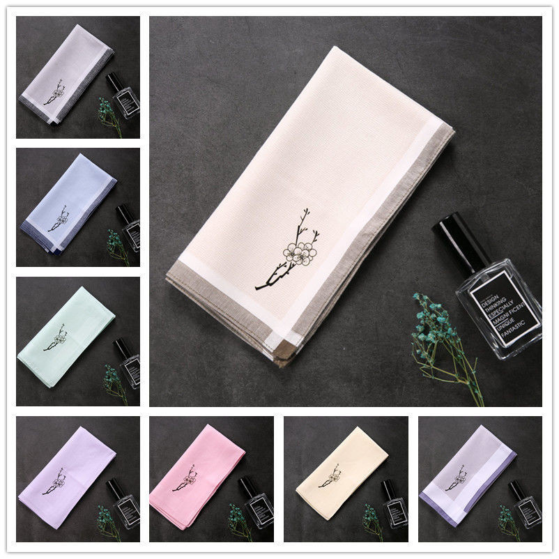🔥Ship 24H🔥 Chinese Ancient Style Plum Blossom Handkerchief / Ladies ...