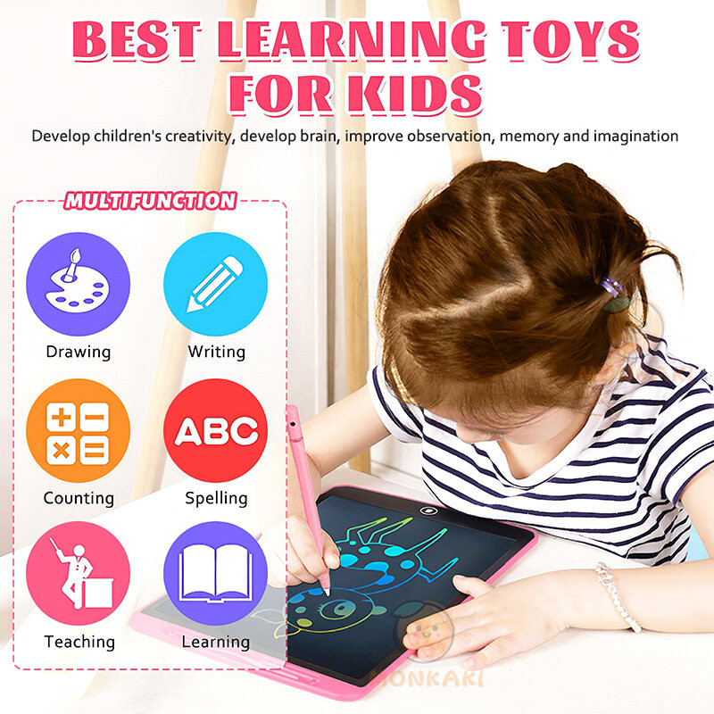 16 Inch LCD Writing Tablet for Kids Color Screen Portable Smart ...