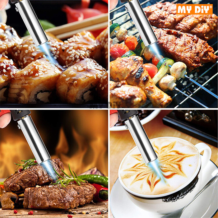 GAS TORCH CAMPING GAS TORCH BUTANE GAS BBQ FLAME WELDING FLAME FIRE ...