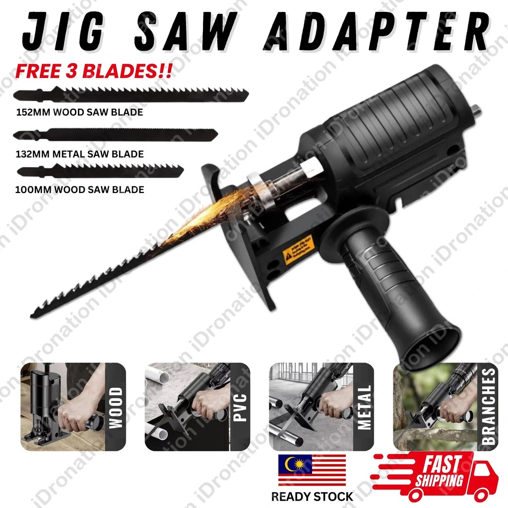 Jig Saw Adapter Hand Drill Jig Saw Adapter Electric Reciprocating Saw ...