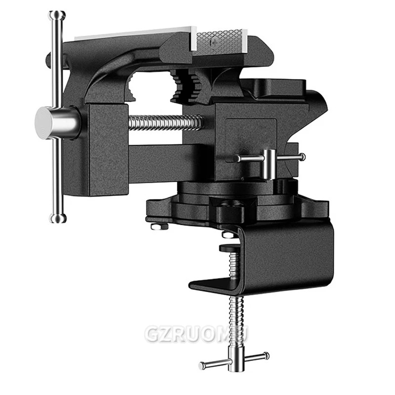 Bench Vise 4.5/6 Inch Multipurpose With 360° Swivel Base & Anvil Heavy ...