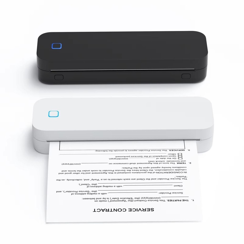 Portable Inkless A4 Thermal Printer D210 Wireless Bluetooth Phone ...
