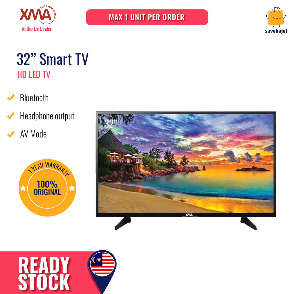 XMA Televisyen Pintar LED HD Smart LED TV (32") XTV-LED32X12FL | Shopee ...