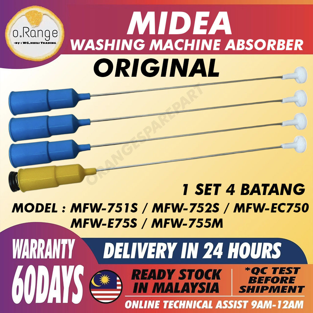 100% ORIGINAL MFW-751S MFW-752S MFW-EC750 MFW-E75S MFW-755M MIDEA Washing Machine ABSORBER ...