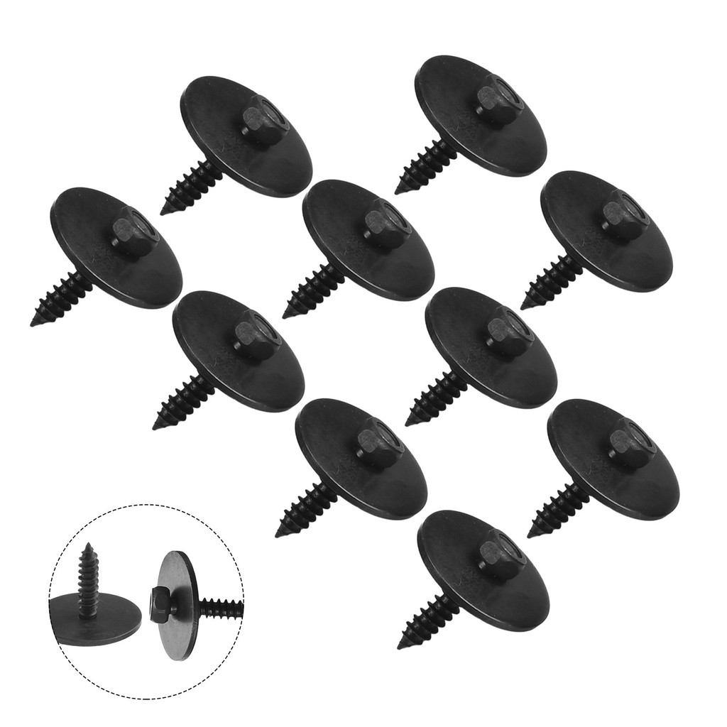 [BTSL] 10x 8mm Hex Screw For Mercedes Undercar Shield Sheet Metal Screw ...