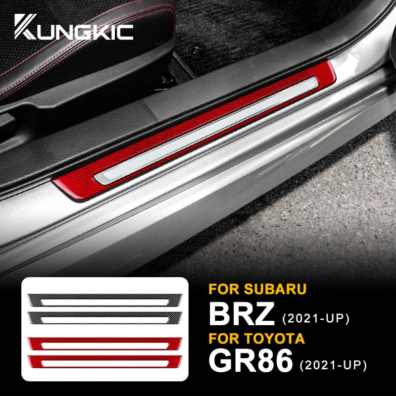 Real Soft Carbon Fiber Sticker For Subaru BRZ Toyota GR86 2021 2022 ...