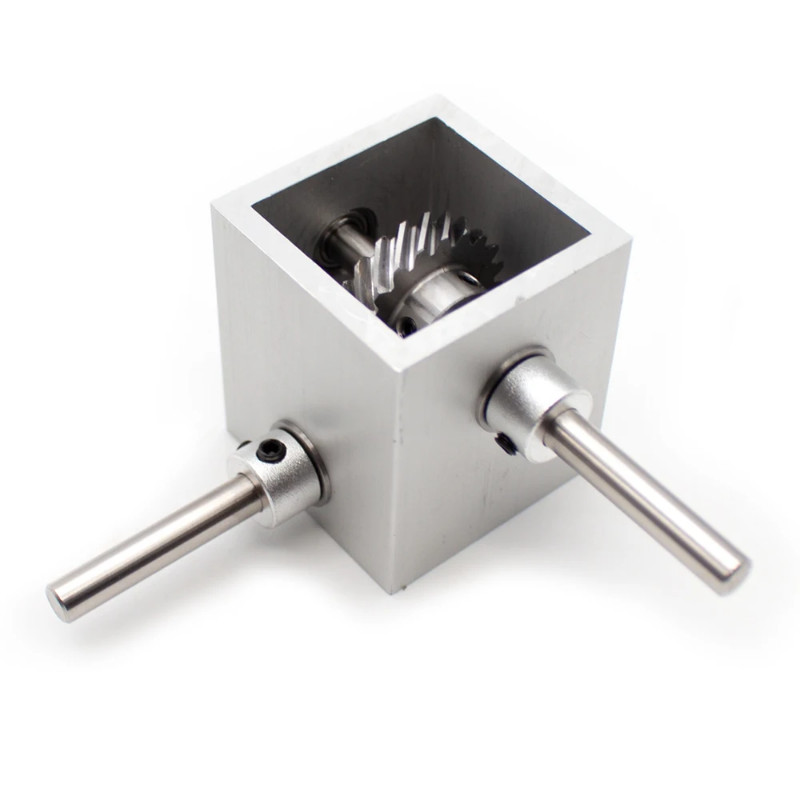 Micro 1:2 Turbine Worm Gear Transmission Right Angle Reverse Box ...