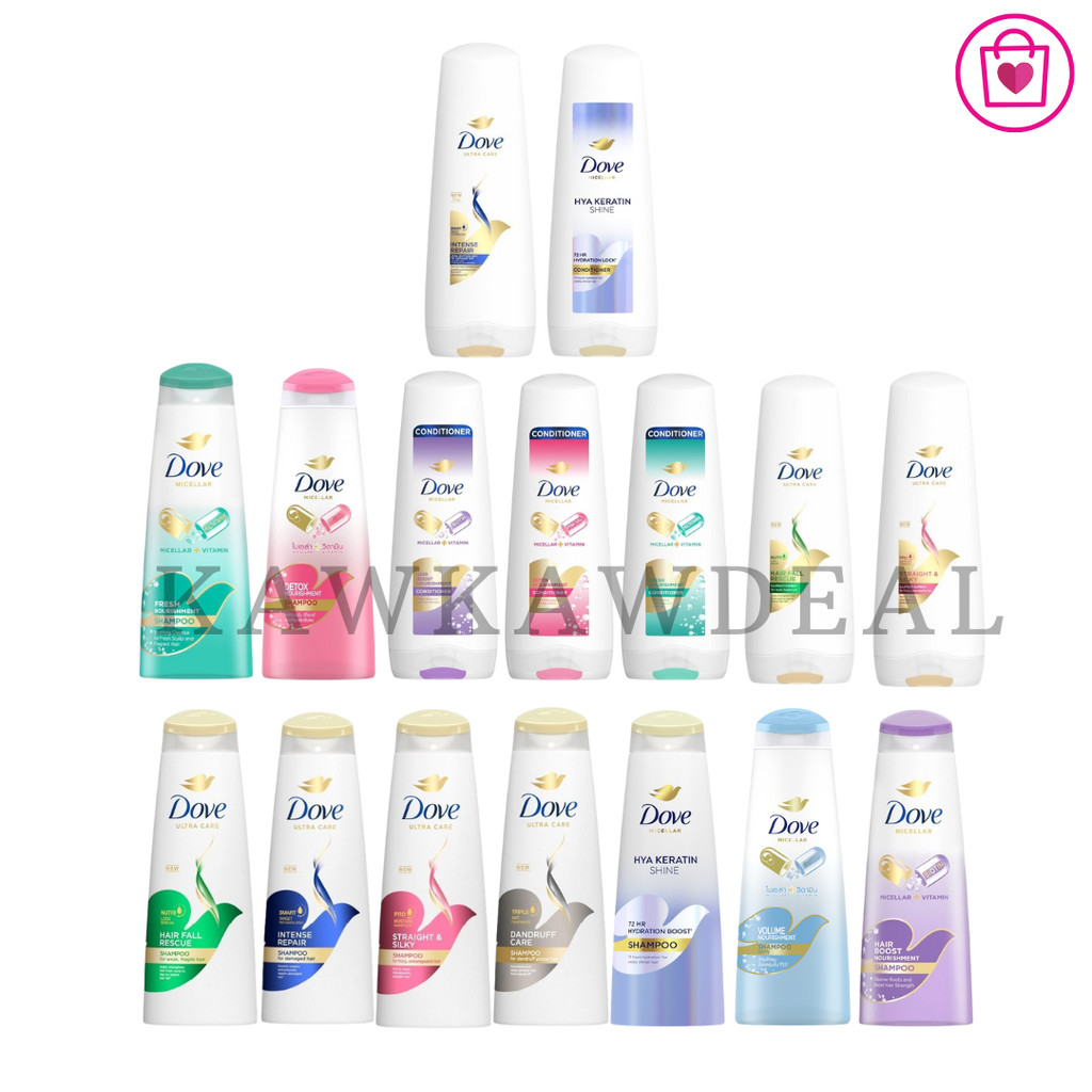 Dove Shampoo Conditioner Hair Care Syampoo Syampu Intense Repair Hair ...