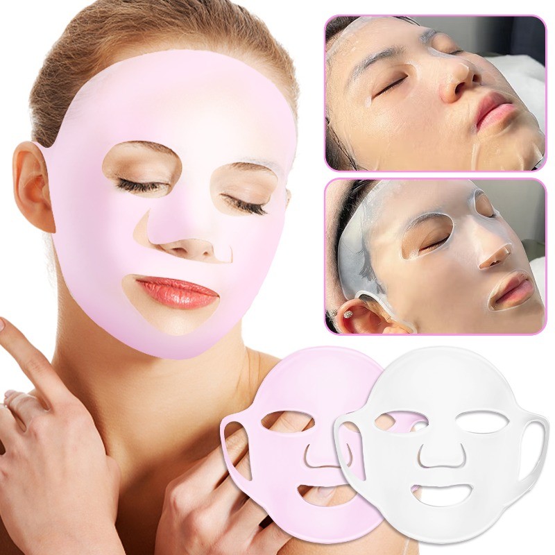 3D Silicone Facial Mask Cover - Reusable, Ear Hanging, Adjustable, Anti ...