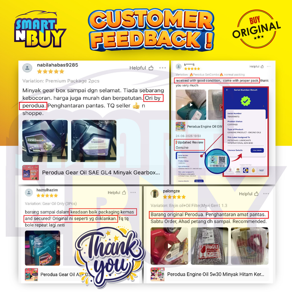 Perodua Gear Oil ATF CVT FE Original Minyak Gearbox CVT Kereta Perodua Myvi Gen3 Baru Myvi G3 ...