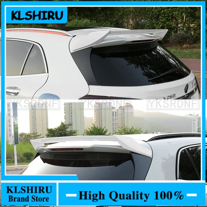 Car ABS Plastic Unpainted External Tail Trunk Rear Roof Wing Spoiler ...