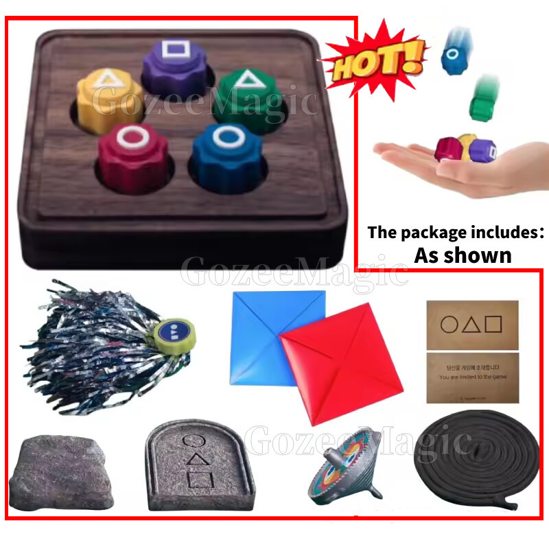 Gonggi Korean Squid Game Stone Catching Toy Jack Pebbles Set Funny Folk Gong Gi Game Finger ...