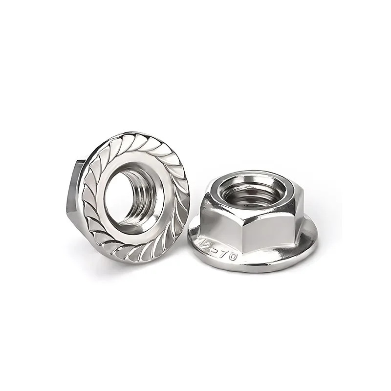 M6 M8 M10 M12 M14 M16 M20 Flange Nuts 304 Stainless Steel Fine Thread ...