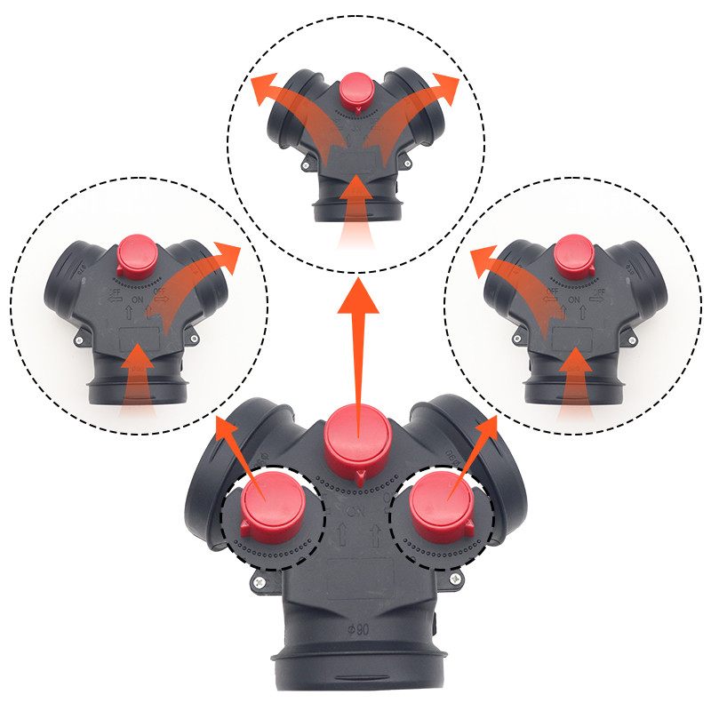 75MM/ 90MM/ 90MM TO 75MM Vavle Flap Adjustable Air Diesel Heater Vent ...