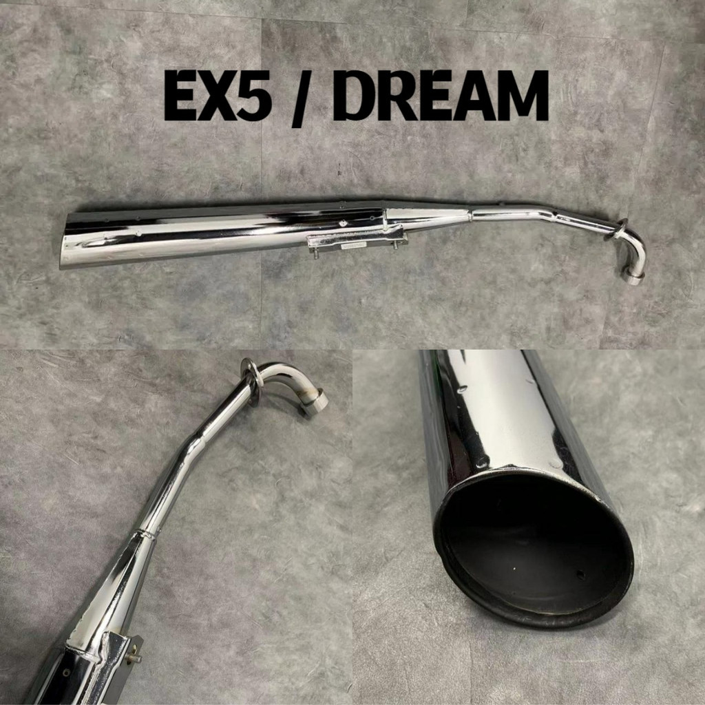 HONDA EX5 / DREAMEXHAUST PIPE STANDARD MUFFLER EKZOS EX5 DREAM EX5-D ...
