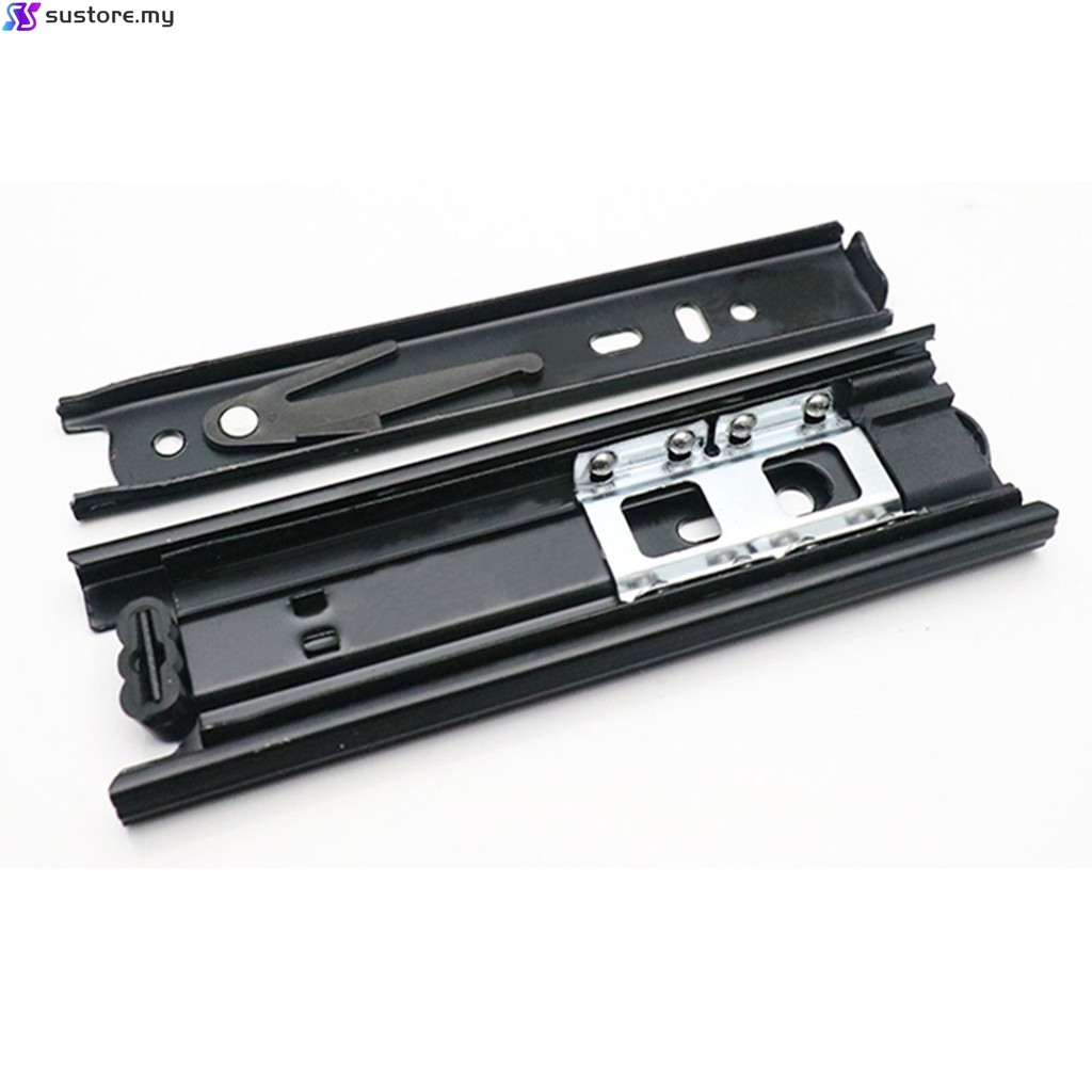 [Super] 45mm Wide 5"6"8" Ultra Short Small Drawer Slides Folding Triple ...