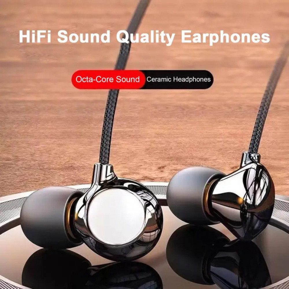 Dual Module Earphones Immersive Dual Module Wired Headphones Hifi Sound ...