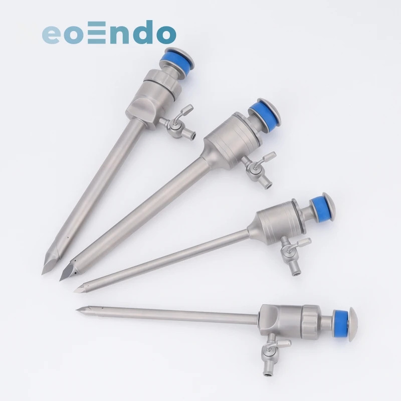 Laparoscopic Surgical Trocar Reusable Magnetic Type 5mm 10mm With Screw ...