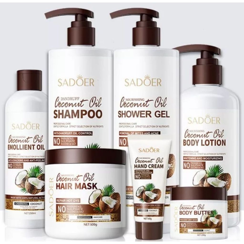 SADOER Coconut Oil Shampoo Hair Mask kelemumur ubat Oil Control Nourishing Amino Acid Relieve ...