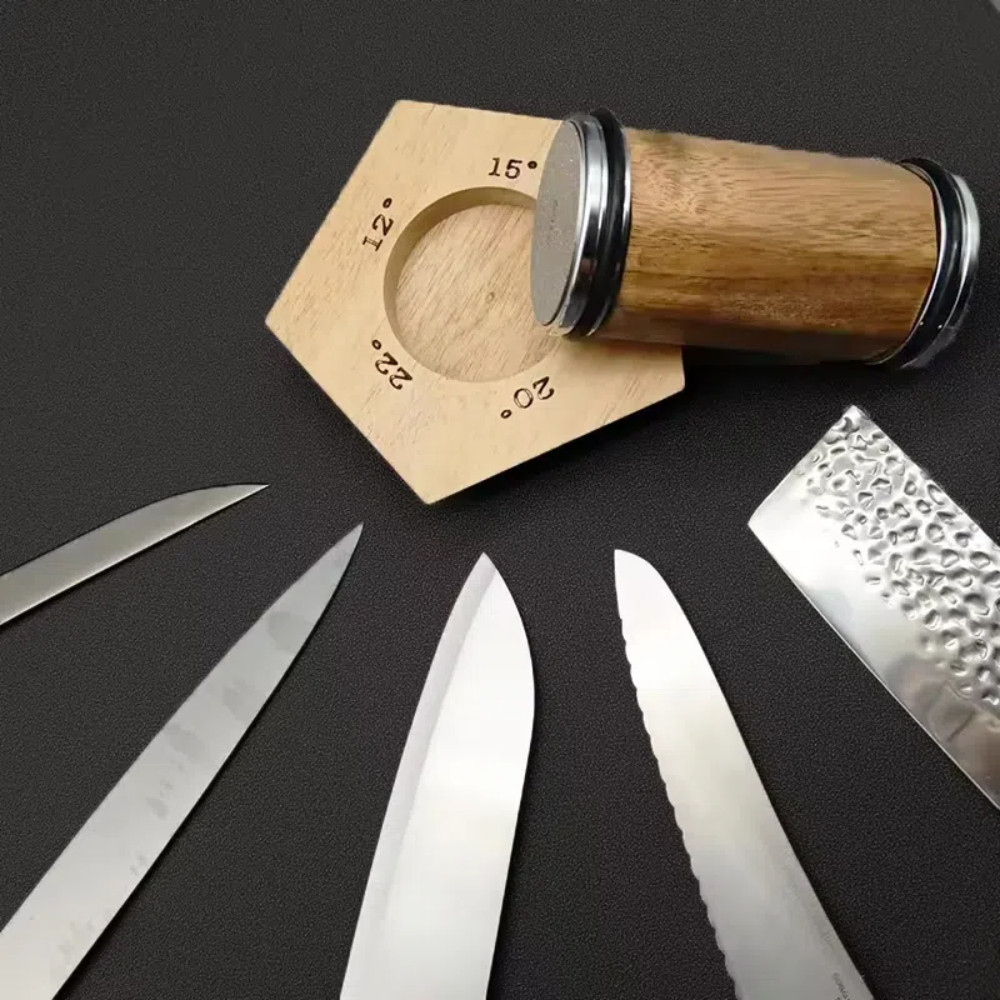 2025 Rolling Knife Sharpener Kit For Straight Edge Roller Knife Sharpening With Industry ...