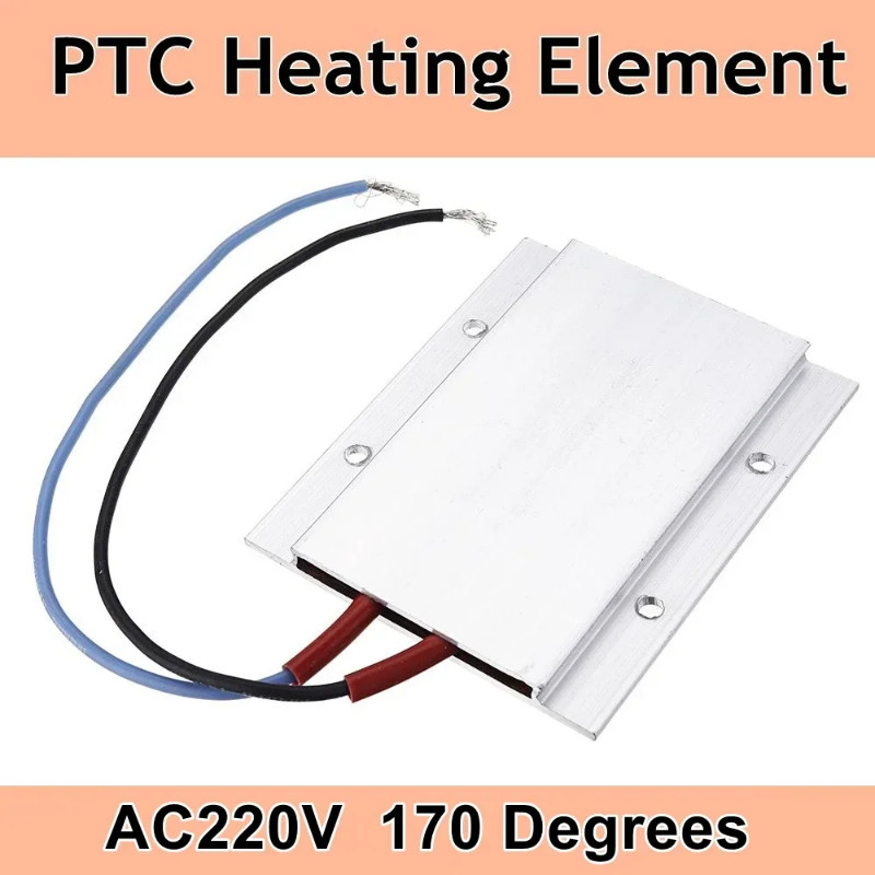 AC 220V 170 Degrees Constant Temperature Ceramic Aluminum Heater PTC Heater PTC Heating Element ...