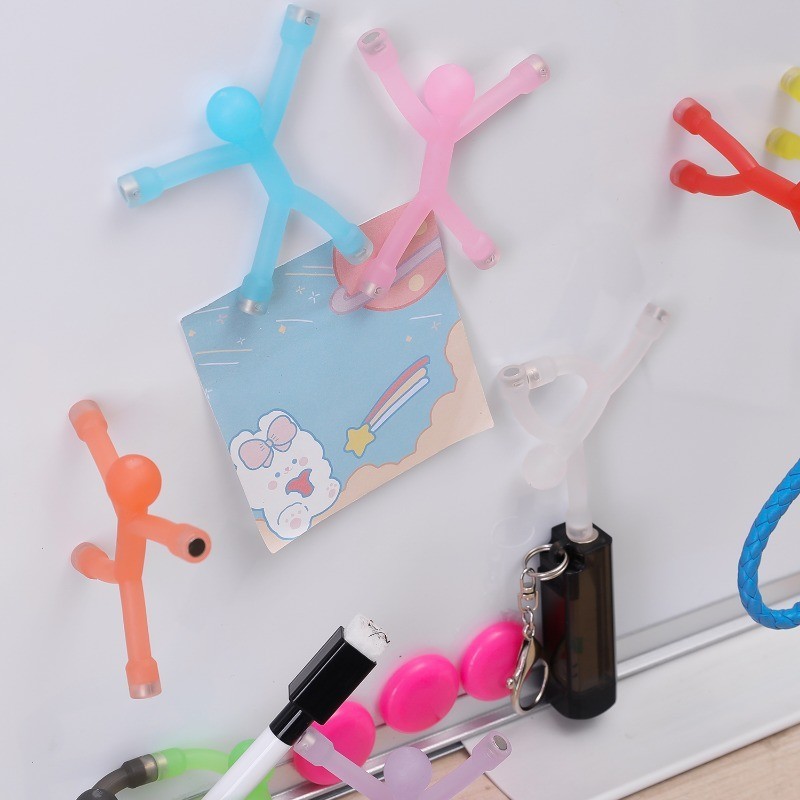 2/5/10Pcs Mini Man Refrigerator Magnets - Flexible Fridge Men Magnetic ...