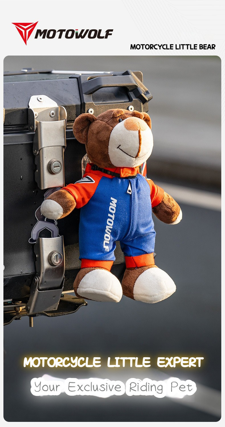 MOTOWOLF Motorcycles Plush Bear For BMW R1250GS F850GS F750 GS F900XR ...