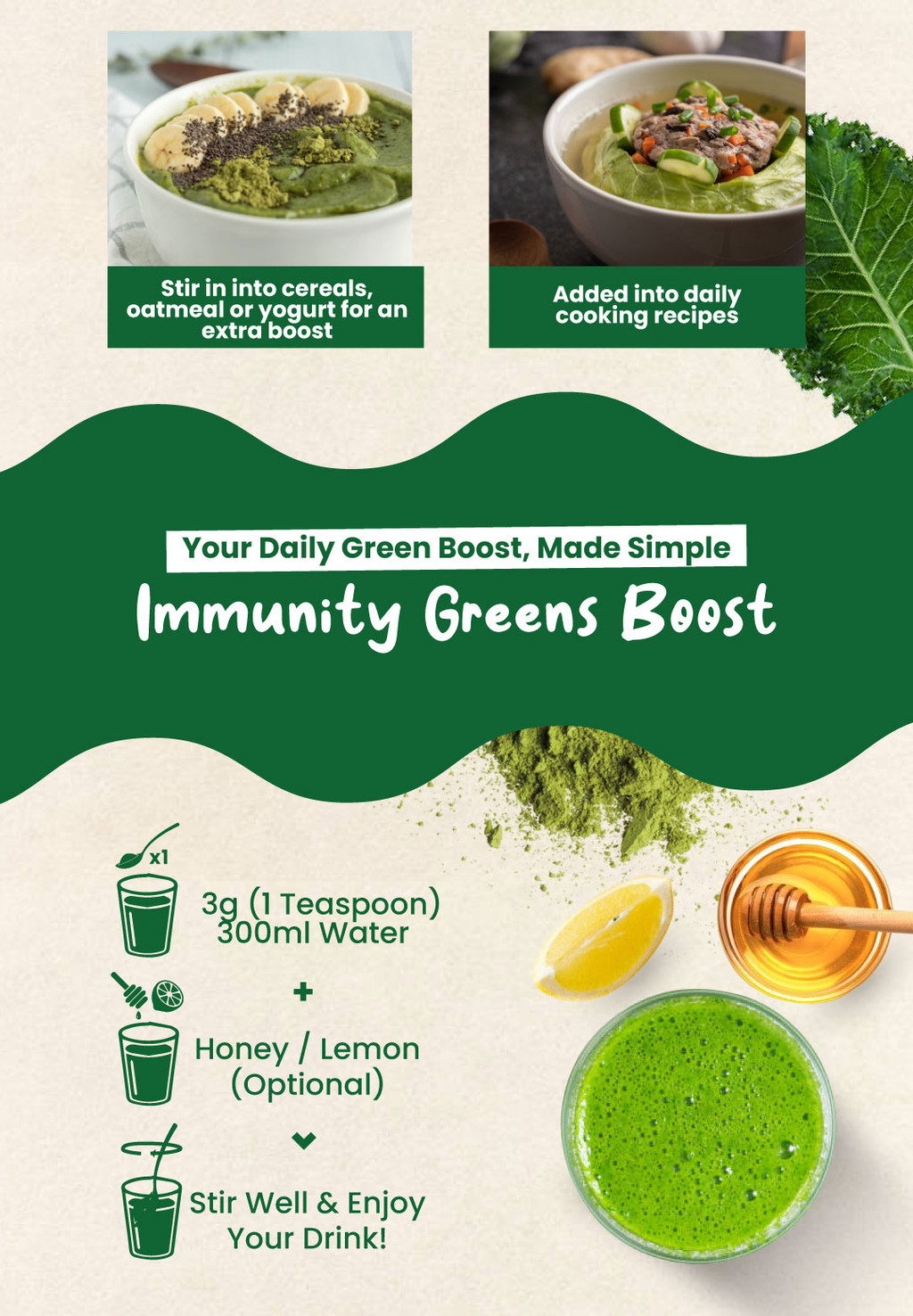 Love Earth Organic Kale Powder 185g | Shopee Malaysia