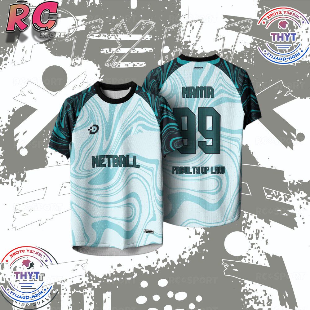 FREE CUSTOM】NEW DESIGN NETBALL JERSEY FULL SUBLIMATION CUSTOM NAME BAJU ...