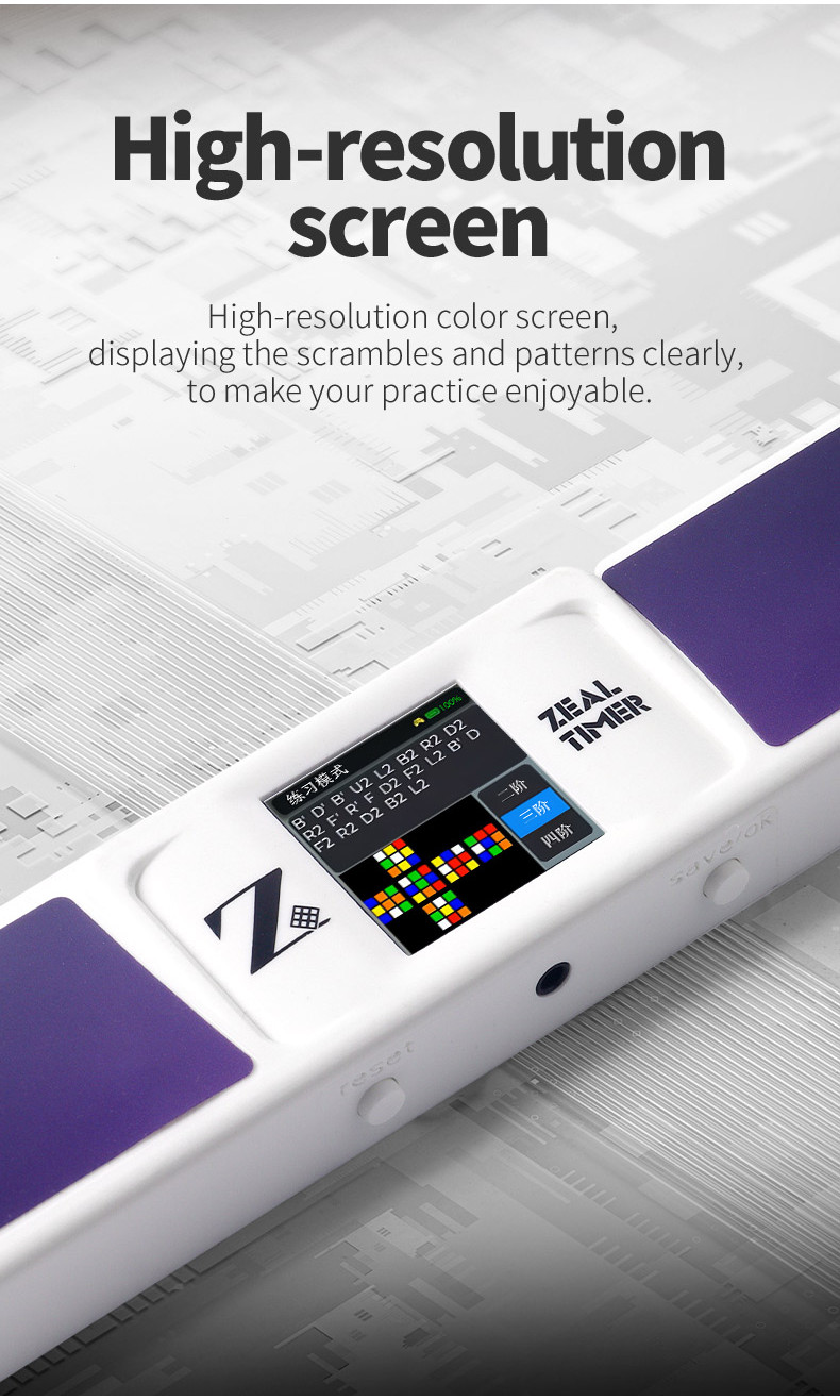 Zeal Smart Timer Magic Cube Professtional Speed Magico Cubo For ...
