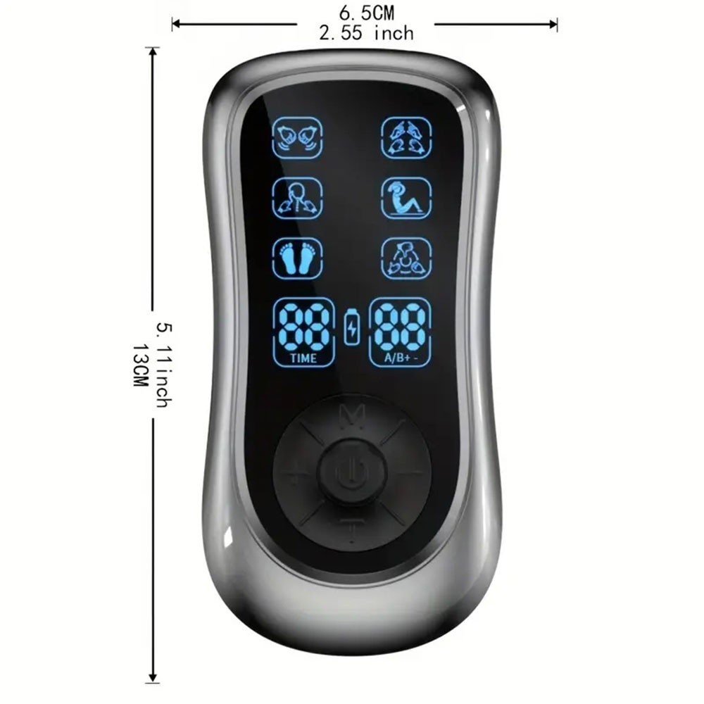 EMS Rechargeable Tens Unit Muscle Stimulator EMS Electric Pulse Impulse ...